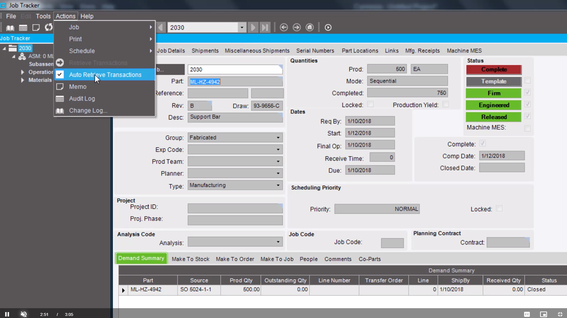 How to Create and Track Jobs in Epicor® ERP