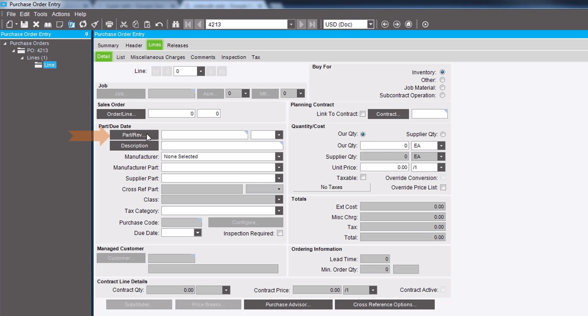 How To Enter A Purchase Order In Epicor Erp